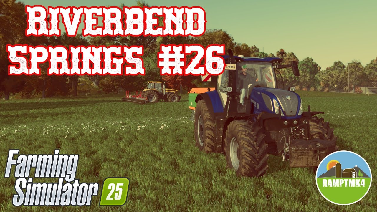 Riverbend Springs #26 Weeding and Ferting Farming Simulator 25 Lets ...