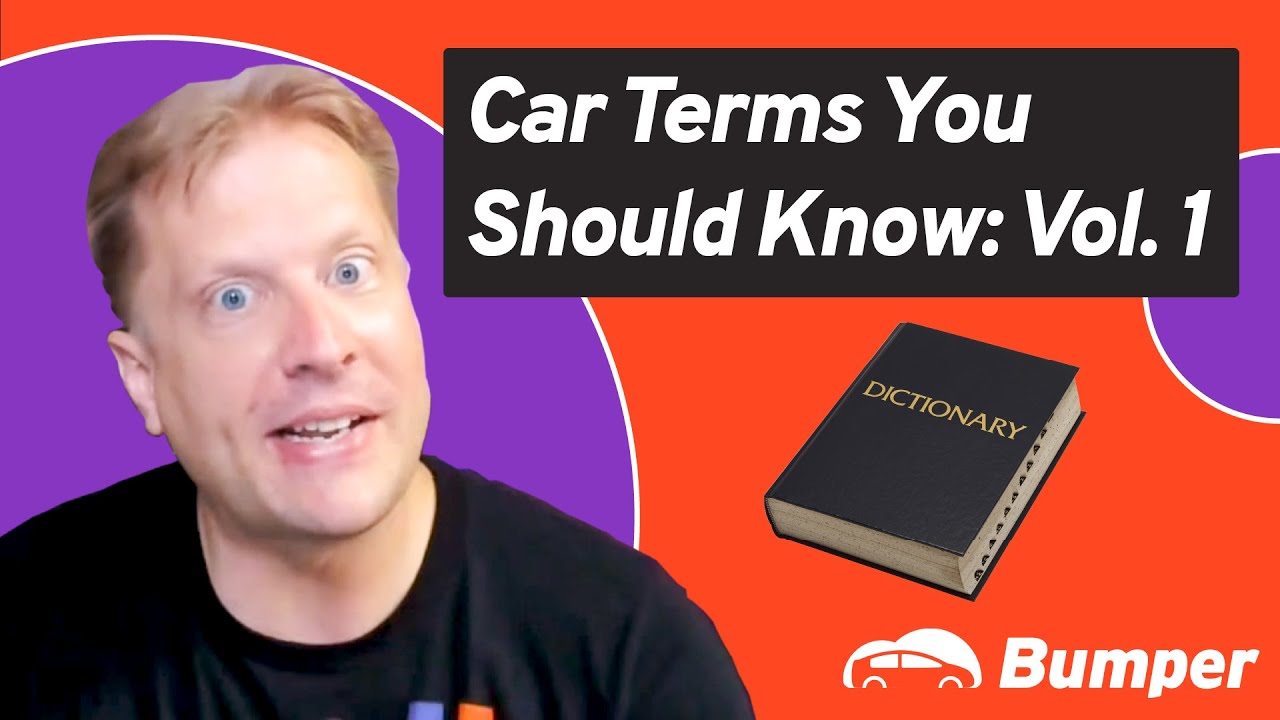 Car Terms You Should Know, Vol. 1: The Basics - YouTube