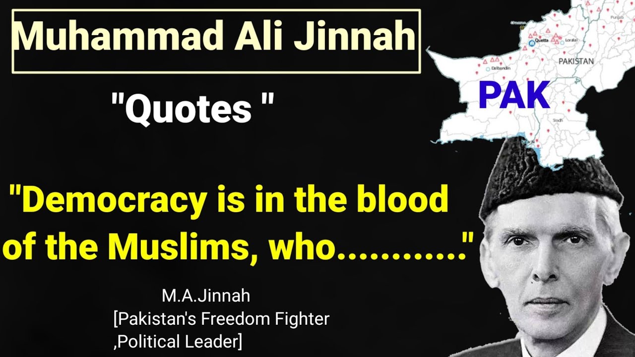 10 Best Quotes of Muhammad Ali Jinnah ||Muhammad Ali Jinnah Quotes ...
