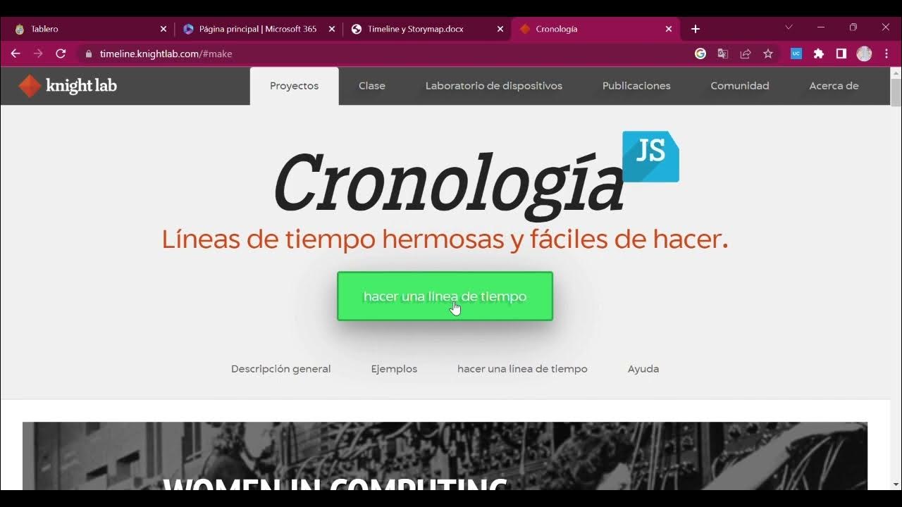 Tutoriales - Timeline JS - YouTube