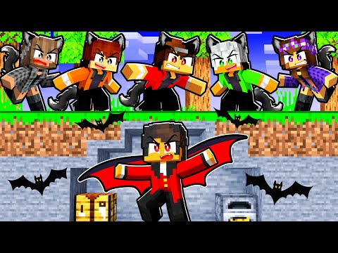 WEREWOLF Hunters VS VAMPIRE Speedrunner In Minecraft!