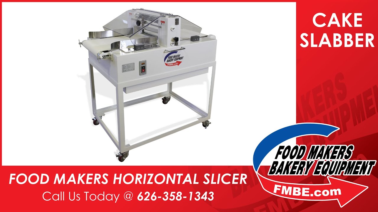 CS-1 Cake Slabber | Food Makers Bakery Equip - YouTube