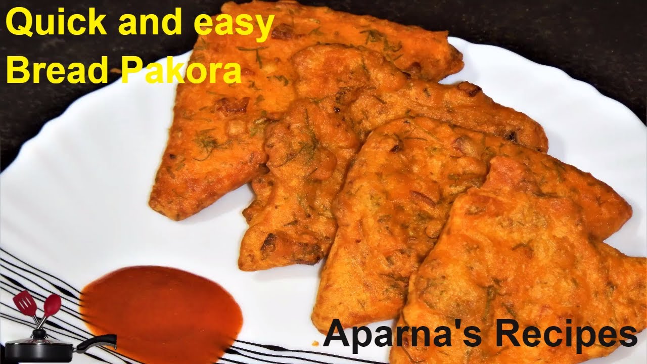 Quick Bread Pakoda | Easy Snacks Recipe | Bread bhaji - YouTube