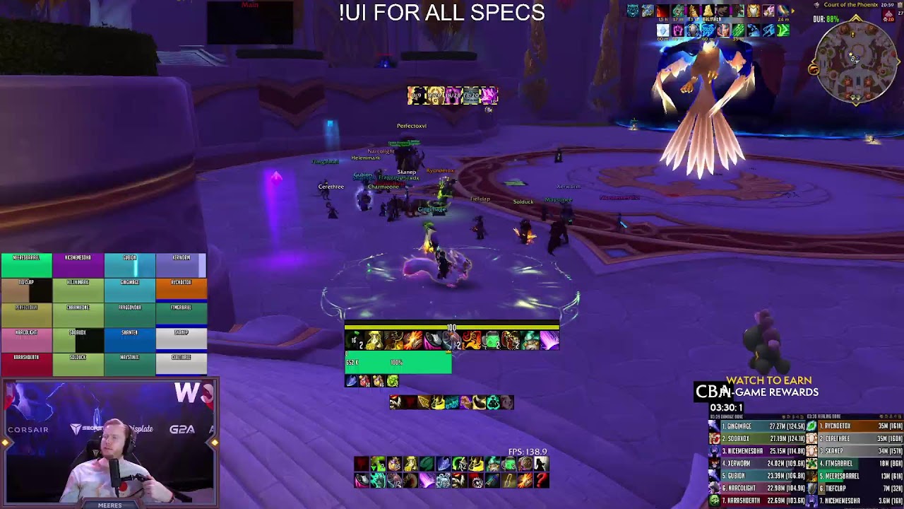 Meeres RWF DAY 15 Mythic Day 8 | !UI Echo - YouTube