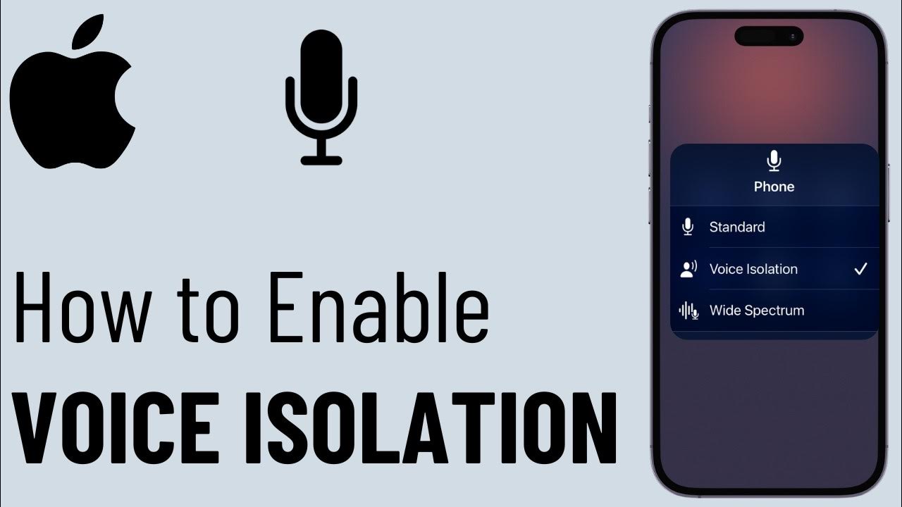 How to Turn On Voice Isolation in iPhone - YouTube