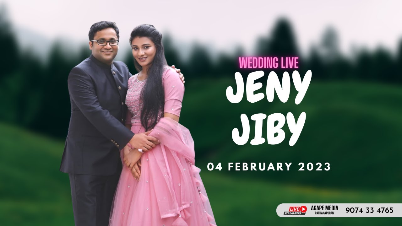 Jeny 💘 Jiby Wedding Live II 04.02.2023 - YouTube