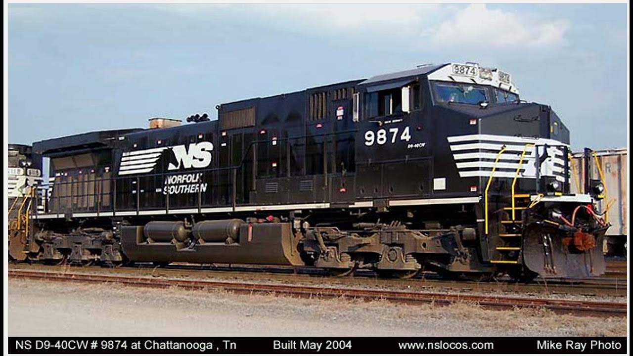 R.I.P Norfolk Southern C44-9W 9874 - YouTube