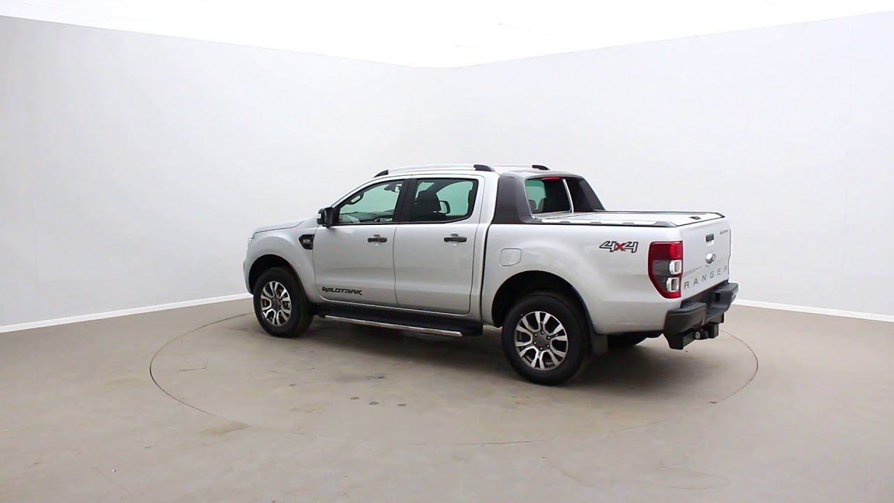 Ford Ranger Wildtrak Silver with Roll Top Cover - YouTube