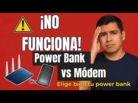 ¿Qué power bank necesitas para alimentar tu módem y router? | Guía completa + solución real