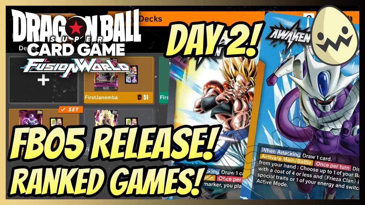 Fusion World Card Game: Day 2! FB05 Online Client Release Stream! Deck Building & Ranked Games ...