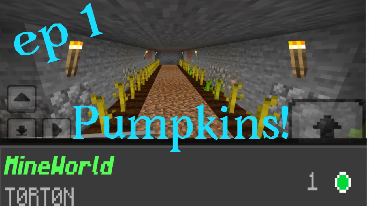 Mineworld ll ep 1 ll PUMPKINS - YouTube