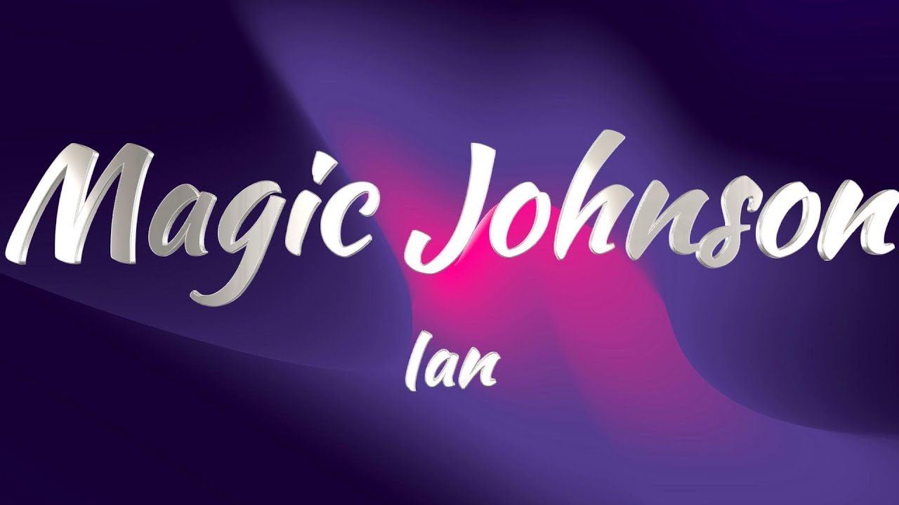 Ian - Magic Johnson (KARAOKE VERSION) - YouTube