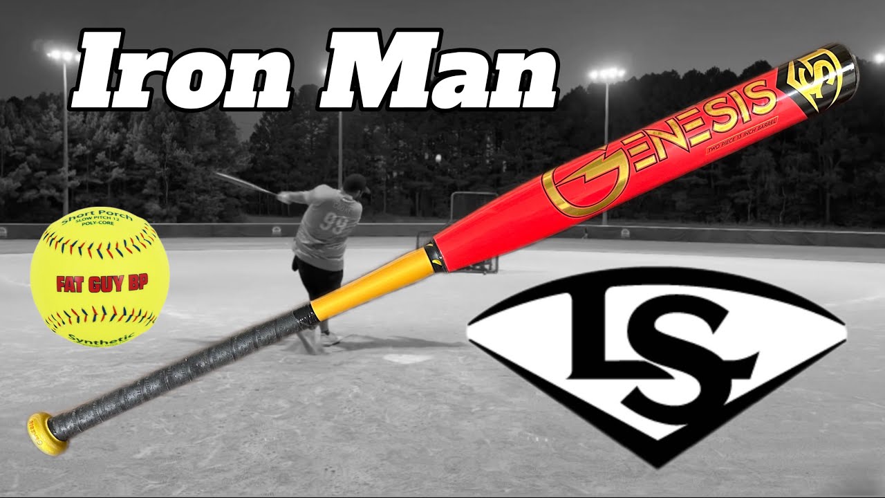 Louisville Slugger Slowpitch Iron Man Softball Bat - YouTube