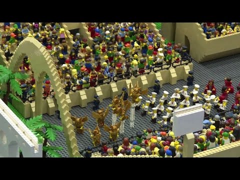 Une maquette de Rio entièrement faite en Lego - YouTube