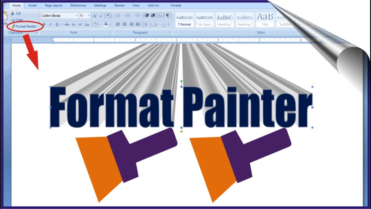 Use of Format Painter in MS WORD | What does Format Painter do in ...