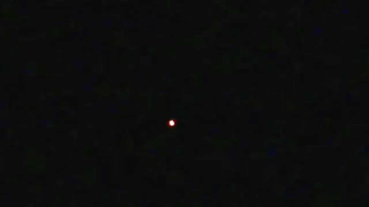 Strange red - orange hovering UFO - YouTube