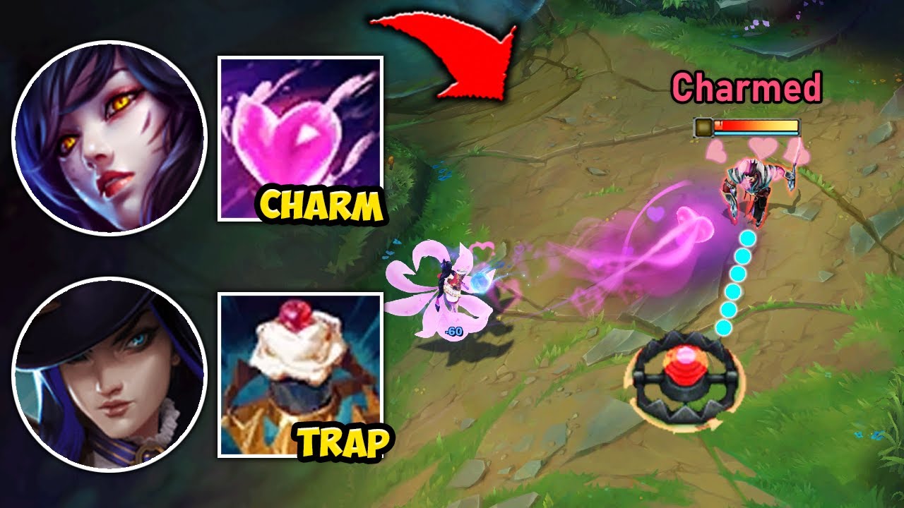 We mind-controlled the enemies into Caitlyn Traps with this instant one ...