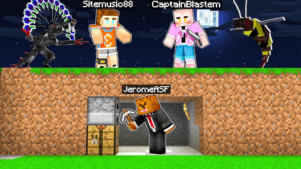 Minecraft Speedrunners VS 4 Hunters (CRAZYCRAFT) - YouTube