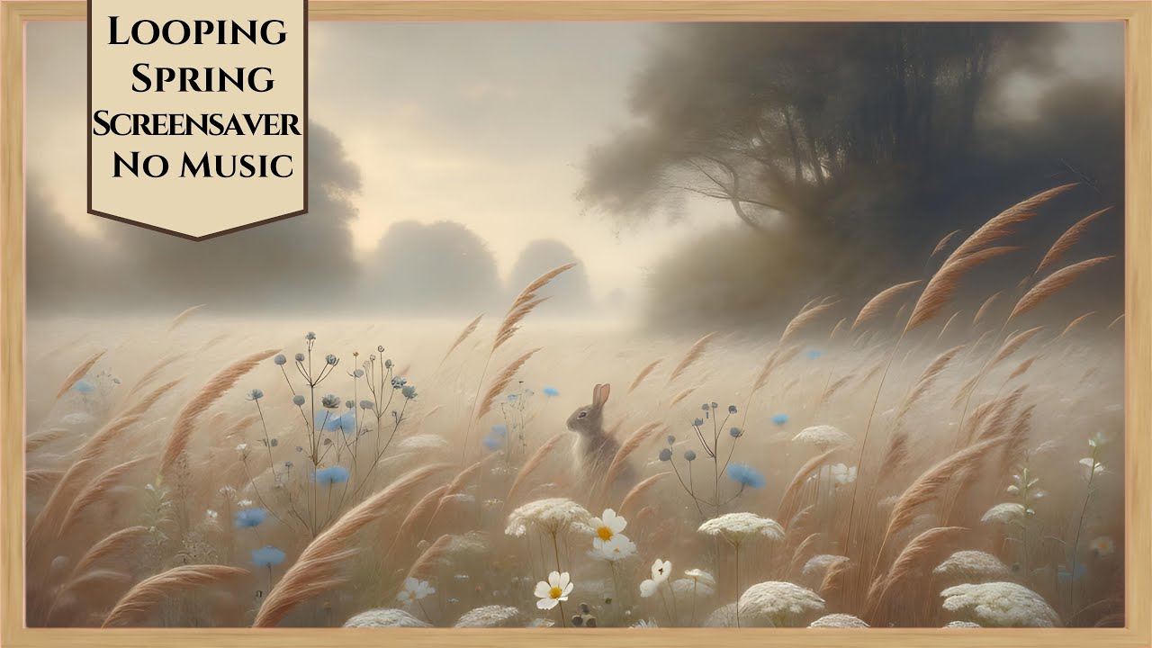 Spring Landscape Painting Screensaver for TV Art Beautiful for Home ...