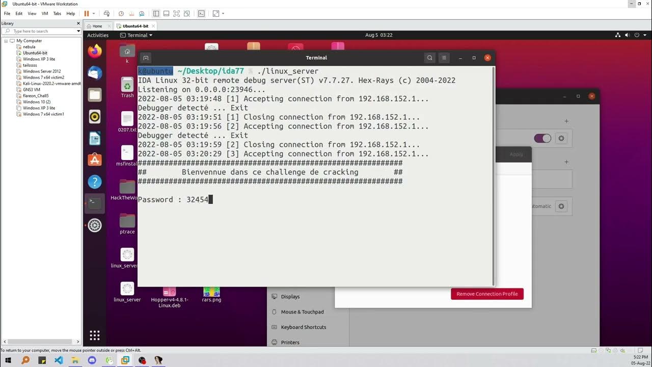 [VNMSEC] Writeup ELF x86 - Ptrace | Root-me - YouTube