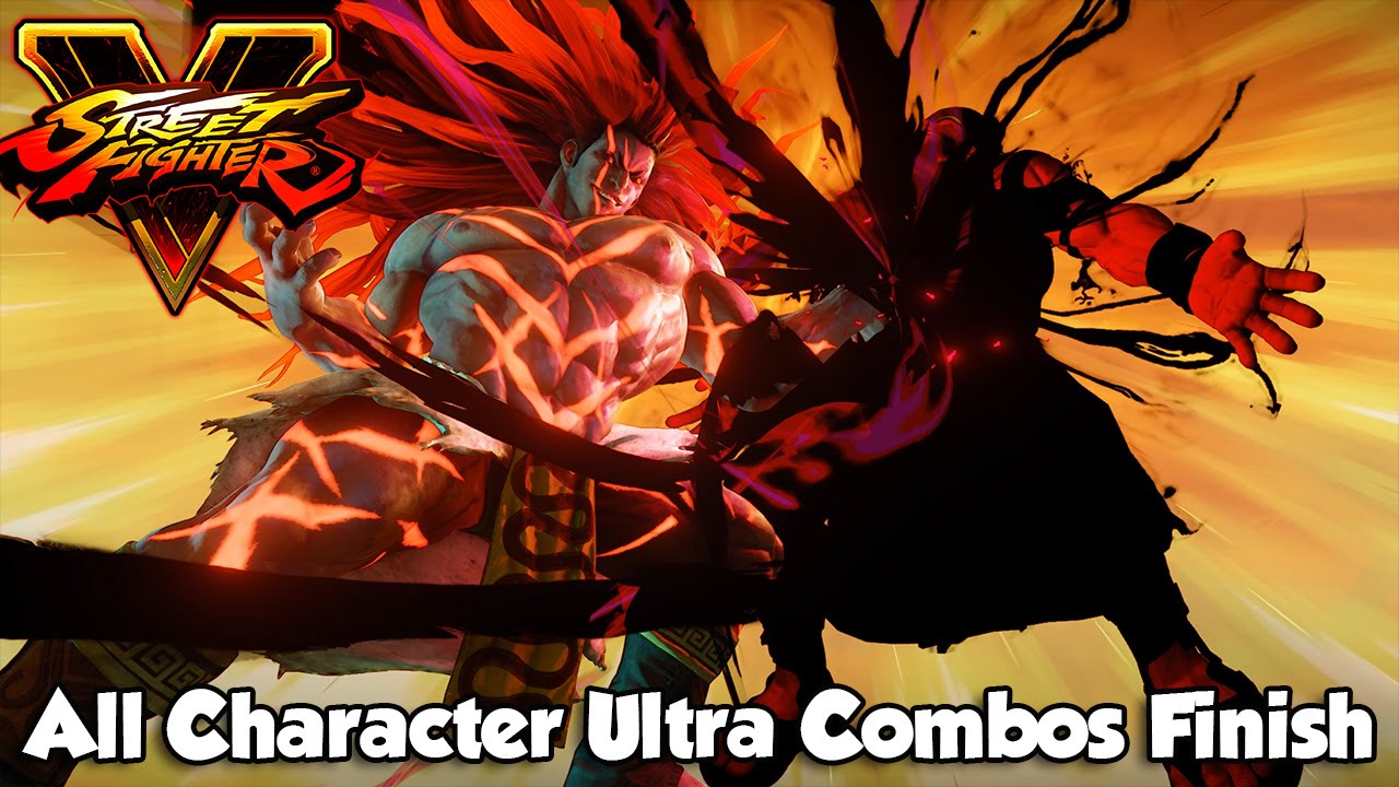 All Character Ultra Combos Finish | SFV [PC, 60fps] - YouTube