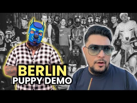 Puppy Play Demo in Berlin Alexanderplatz! 😱🔥 ￼(Hunde Fetisch)
