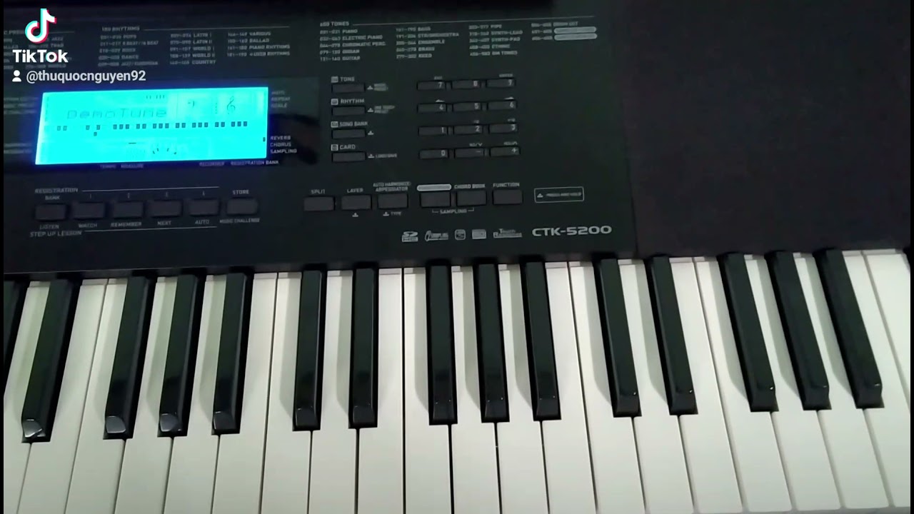 Đàn casio ctk-5200 - YouTube