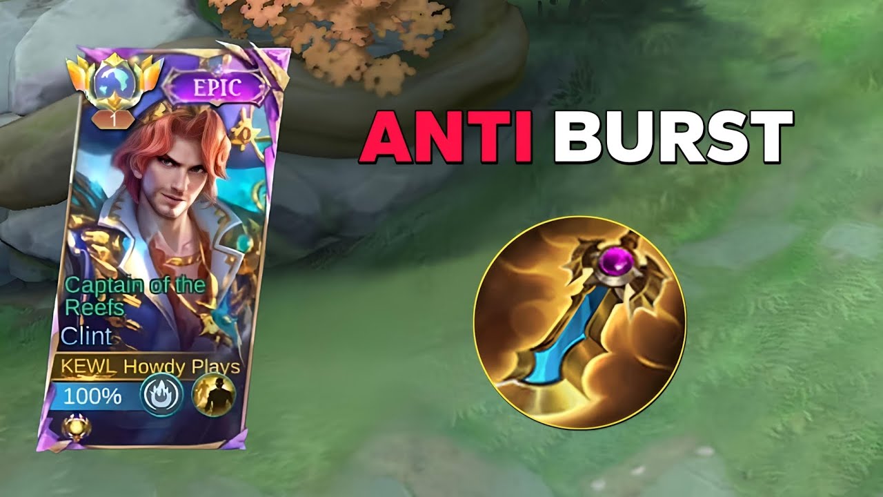 CLINT BEST BUILD TO COUNTER BURST HERO IN SOLO RANK GAME!! 🔥 (must try ...