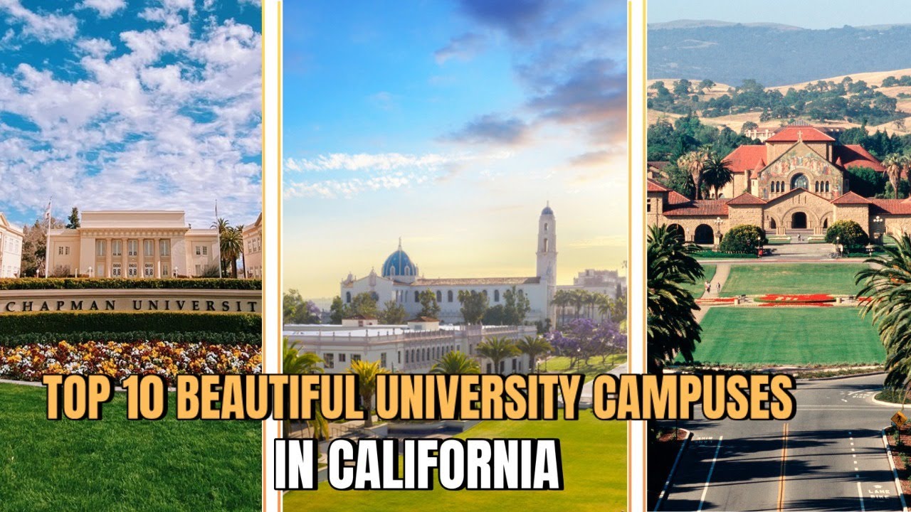 10 Most Beautiful University Campuses in California - YouTube