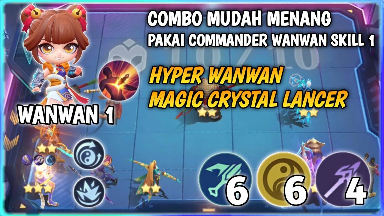 COMBO MUDAH MENANG PAKAI COMMANDER WANWAN SKILL 1 HYPER WANWAN MC ...