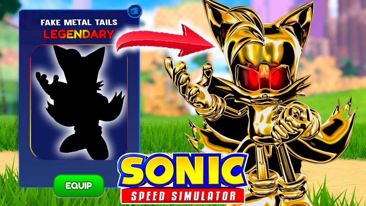 FAKE METAL ZOMBOT TAILS COMING SOON! (SONIC SPEED SIMULATOR) - YouTube