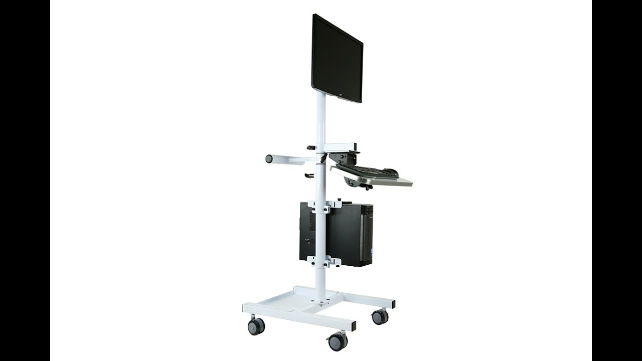 Features of the Deluxe Diagnostic Fusion Cart - Versa Tables - YouTube