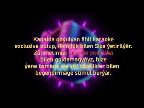 Akyş Saparow - Men dali men diwana men (karaoke)