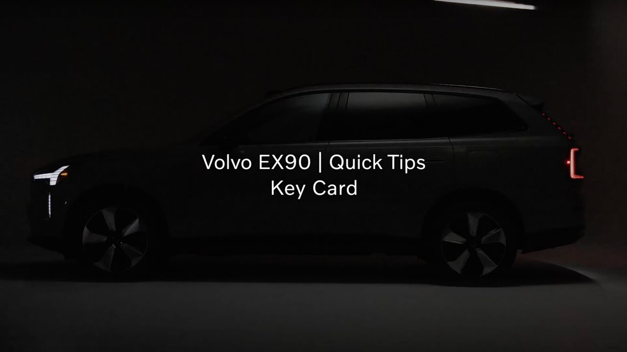 Volvo EX90 Electric SUV Features - Key Card - YouTube