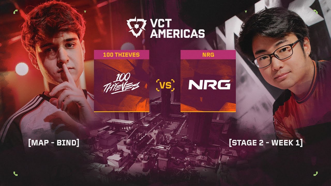 100T vs. NRG - VCT Americas Stage 2 - W1D3 - Map 1 - YouTube