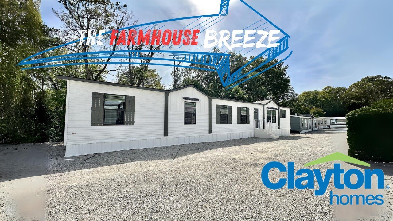 🏡Farmhouse Breeze 72 Home Tour. Mobile Home Tour. Dream home Prefab ...