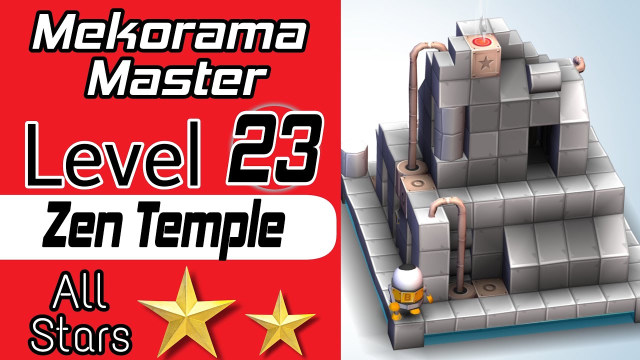 Mekorama - Zen Temple, Mekorama Master Level 23, Mekorama gameplay ...