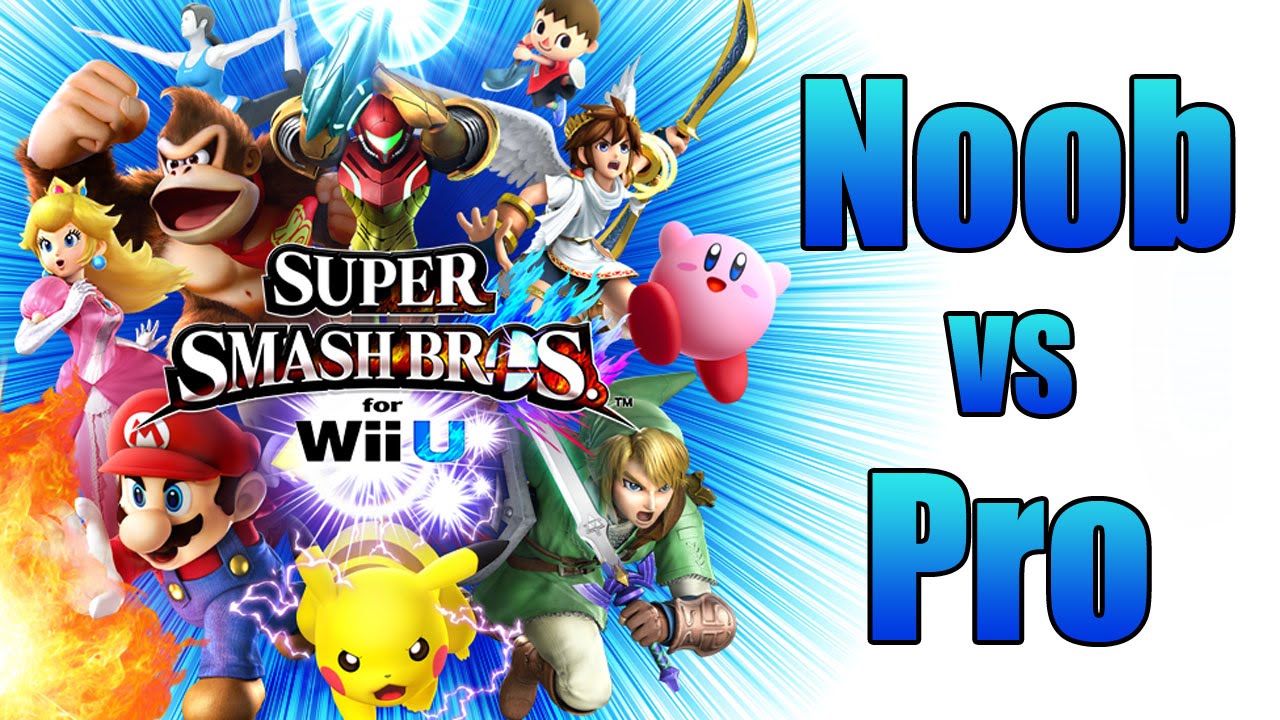 Noob VS Pro | Channel Intro + Super Smash Bros - YouTube