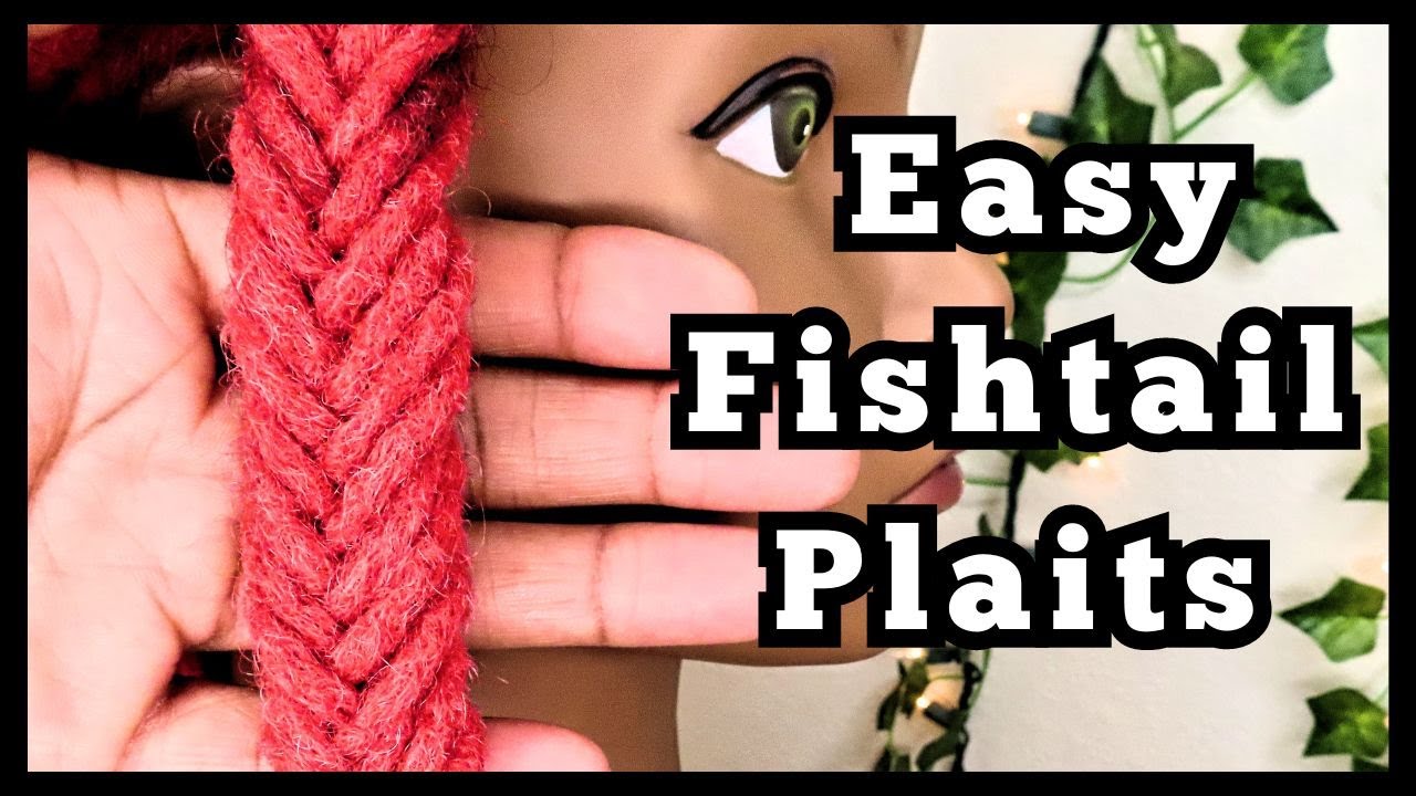 How to do a FISHTAIL PLAIT |Loc Styling Technique | Easy Dreadlock ...