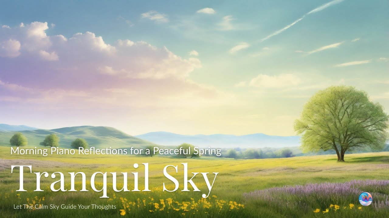 Tranquil Sky | Morning Piano Reflections for a Peaceful Spring - YouTube