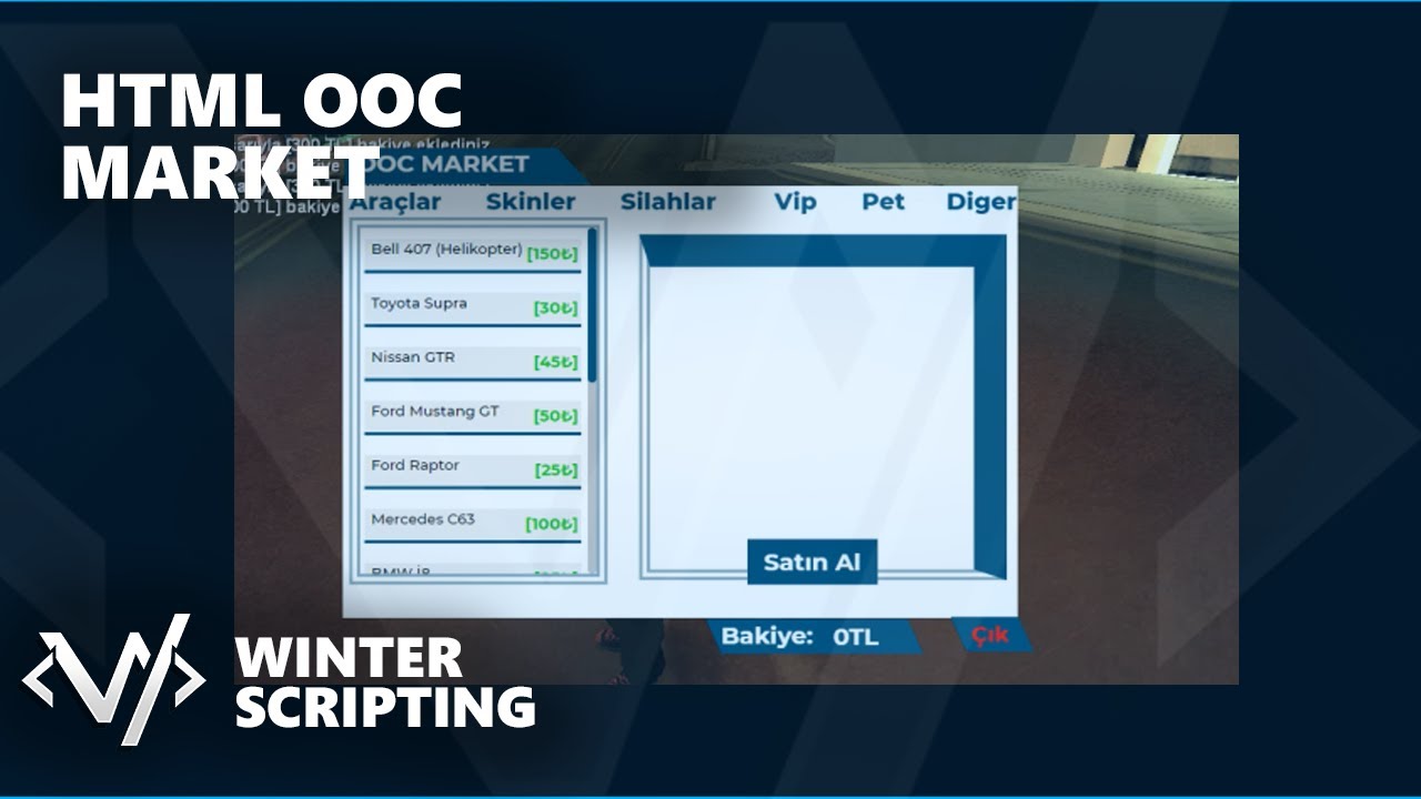 Winter Scripting Html Ooc Shop Mtasa Script Youtube