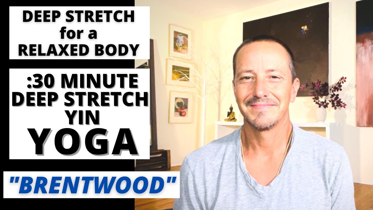 DEEP STRETCHING, RELAXING YOGA 30-minutes with POP MUSIC PLAYLIST for ...