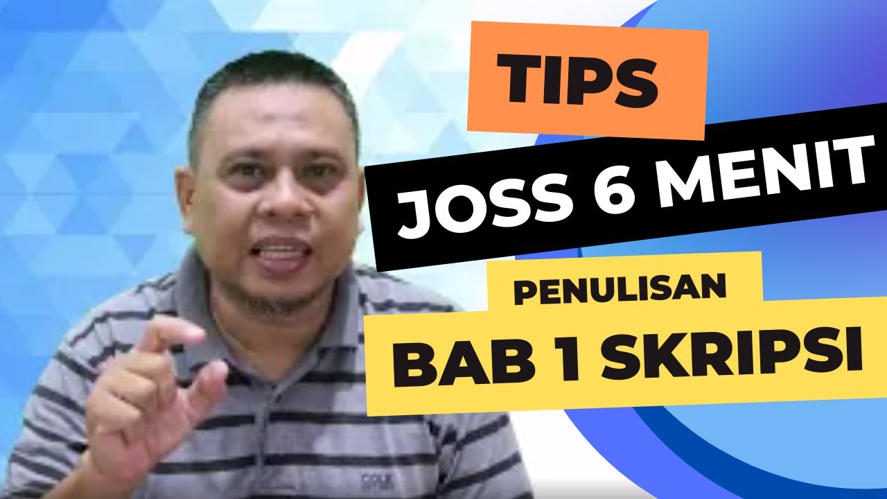 TIPS CEPAT PENULISAN BAB 1 PENDAHULUAN SKRIPSI #skripsi - YouTube