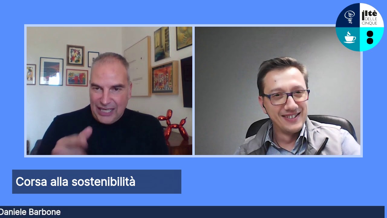 Daniele Barbone ospite al tè delle cinque. Corsa alla sostenibilità ...