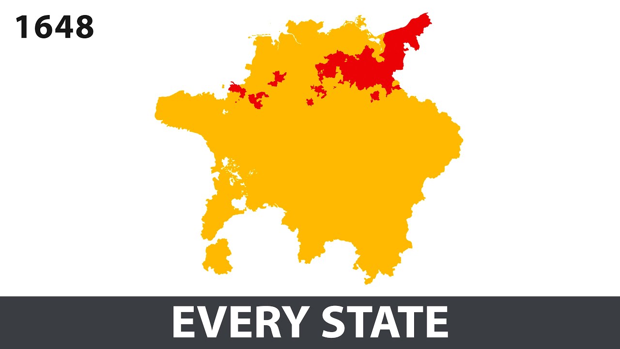 Every State of the Holy Roman Empire: 1648 - YouTube