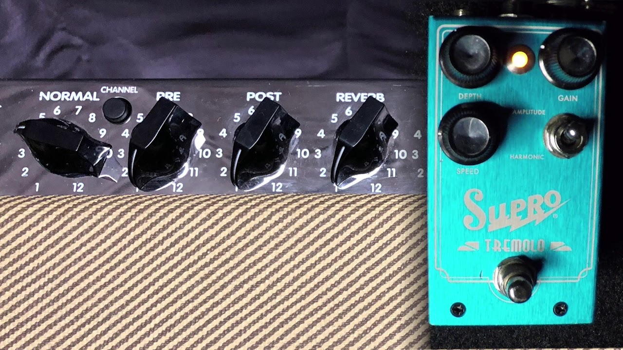 Max Feinstein Demos the Supro Tremolo - YouTube