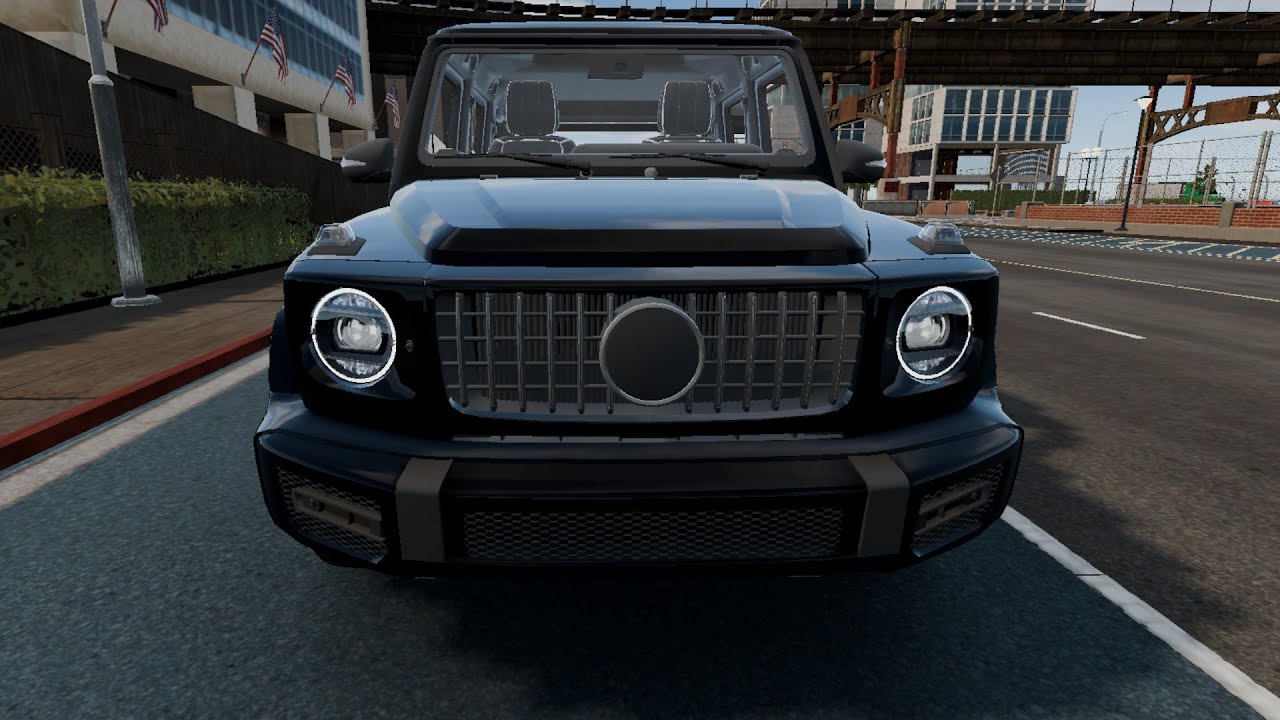 Mercedes G-wagon, G-63, G class. Realistic POV Driving Car parking ...