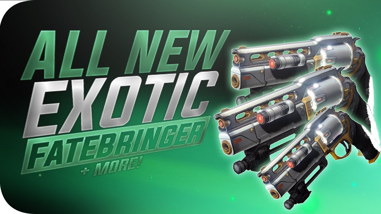 EXOTIC FATEBRINGER + YEAR 3 VEX MYTHOCLAST - NEW EXOTIC RAID WEAPONS ...