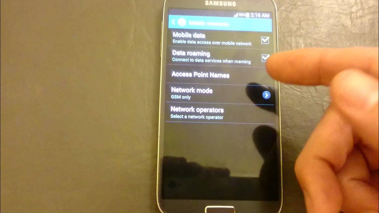 Galaxy S4: HOW TO ENABLE / DISABLE MOBILE DATA (3G, 4G, LTE) - YouTube