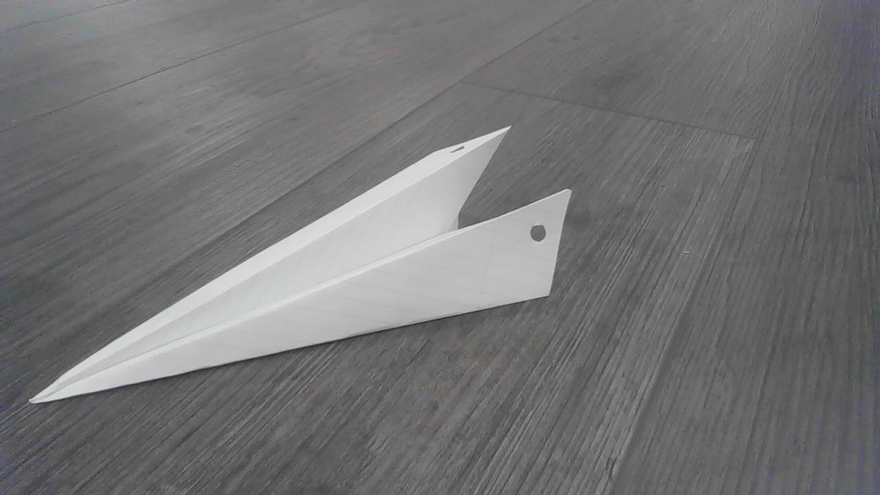 How to make a super fast paper airplane very easily - YouTube